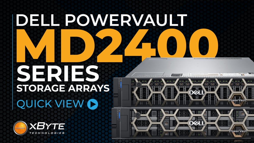 Dell PowerVault MD2400 Storage Arrays Quick View - xByte Technologies