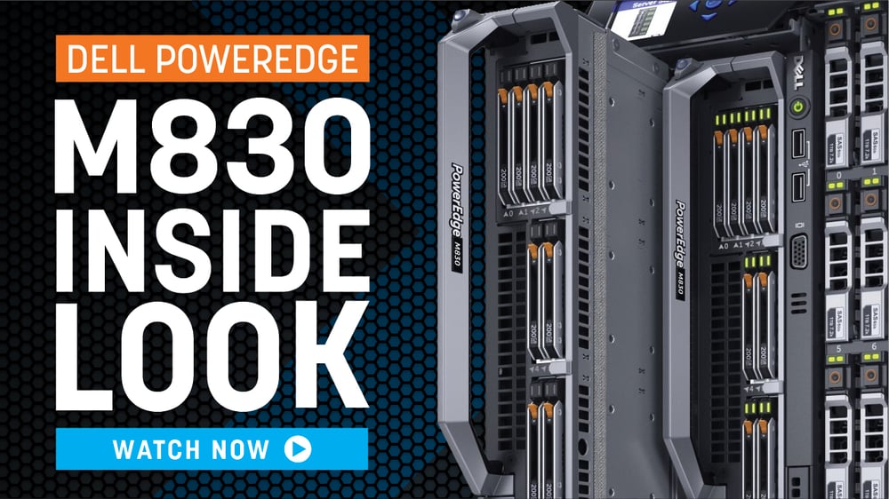 Dell PowerEdge M830 Inside Look - xByte Technologies