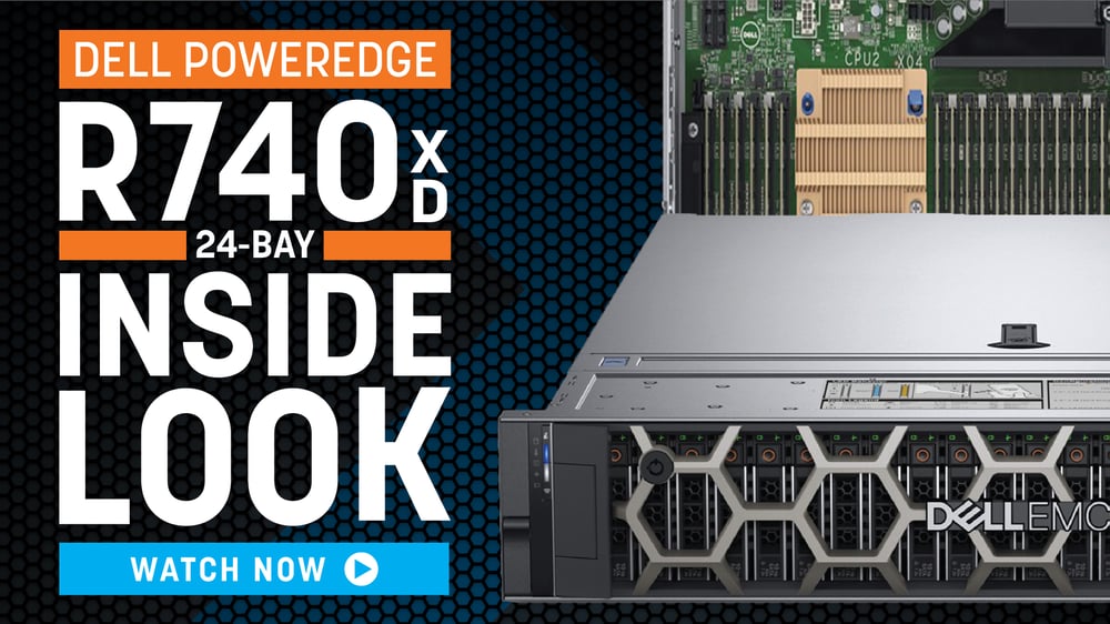 Dell R740xd 24 Bay Inside Look - xByte Technologies