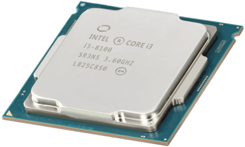Intel Core I3 8100 3.6/6M/2400 4C 65W | XByte Technologies
