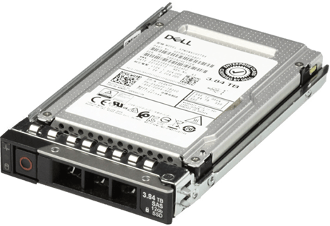 Dell 3.84TB 12Gbps SAS Mix Use TLC SED/FIPS 2.5 SSD KPM5WVUG3T84 ...