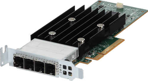 Dell HBA355e 12Gb/s Quad Port External Host Bus Controller Low Profile ...