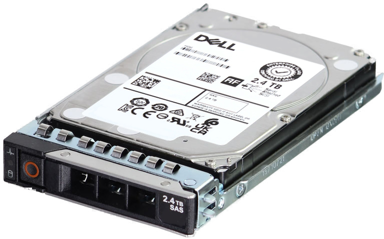 Dell 2.4TB 10K 12Gbps SAS 2.5 HDD 512e (ME) in 3.5 HYB CAR